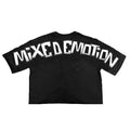 Black “Monster” cropped Tee – Mixed Emotion