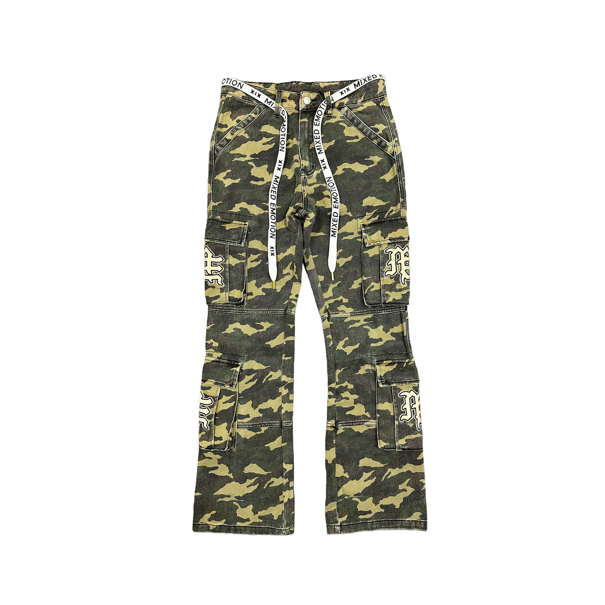 'ME' Camo Cargo Pants – Mixed Emotion